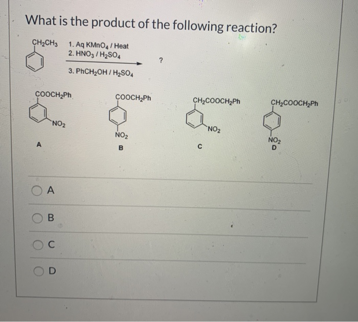 Solved What is the product of the following reaction? CH2CH3 | Chegg.com