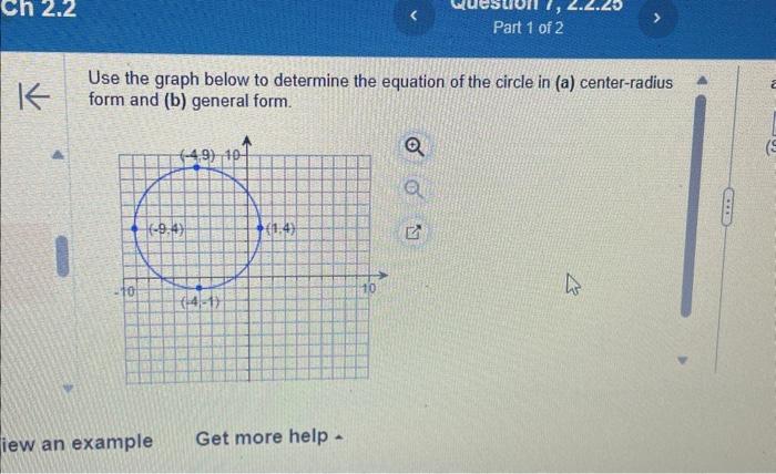 Solved Use the graph below to determine the equation of the | Chegg.com