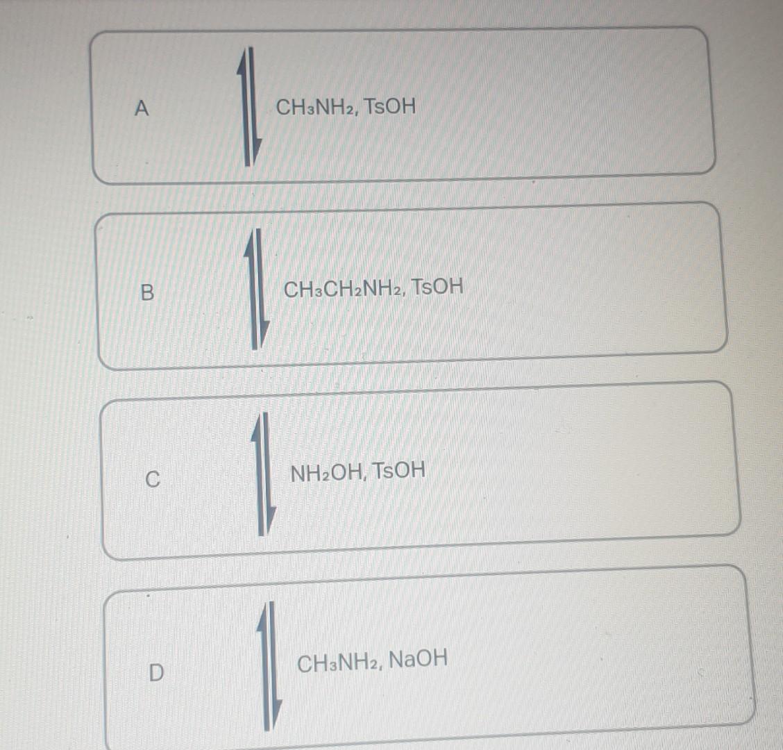 Solved Choose the best reagents to complete the following | Chegg.com