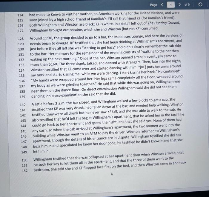 Please help me write 1 page -single line note based | Chegg.com