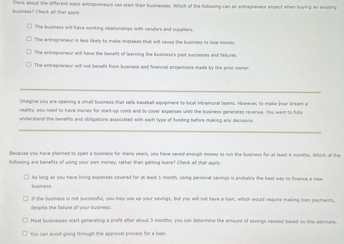 Solved You have big plans for your first year of business, | Chegg.com