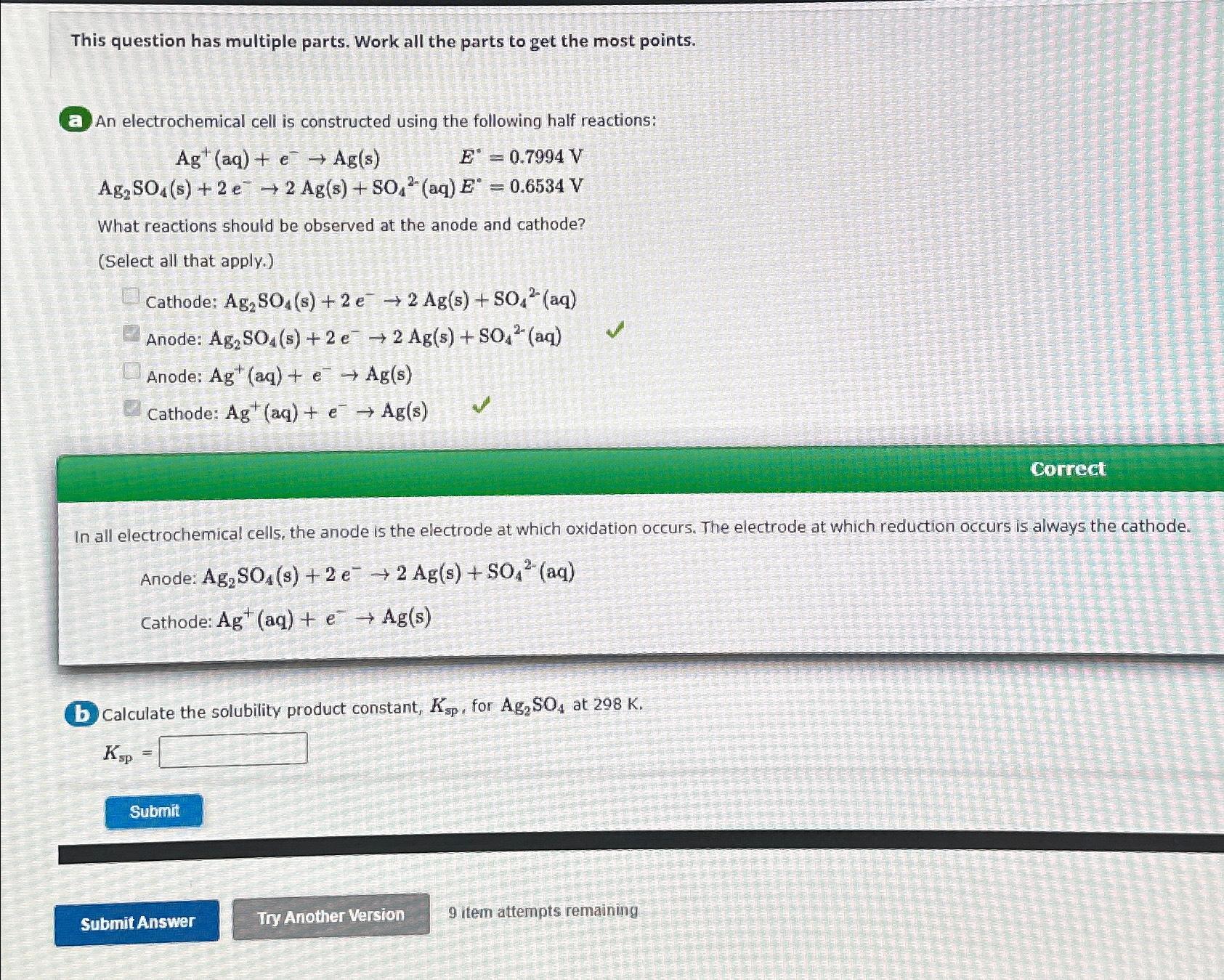 Solved Please solve for part B. ﻿Part A has already been | Chegg.com