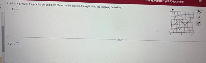 Solved Let f=f+g, where the graphs of t and g are shown in | Chegg.com
