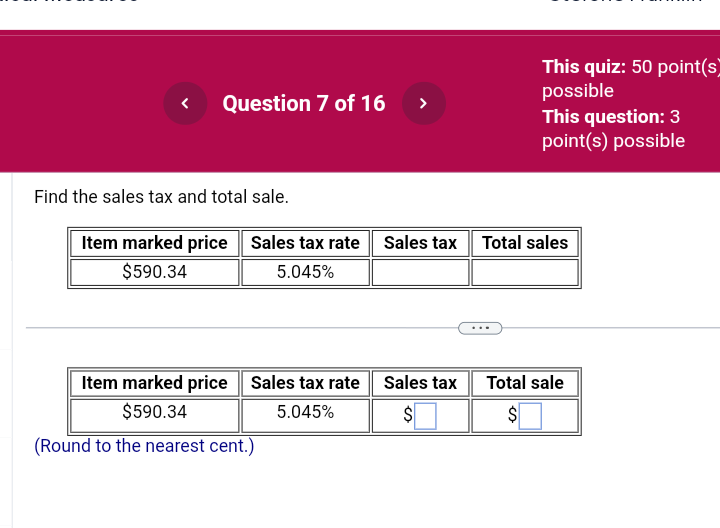 Solved This quiz: 50 point(s) possible This question: 3 | Chegg.com