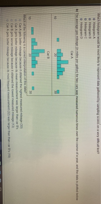 Solved Answer the following questions related to histograms. | Chegg.com