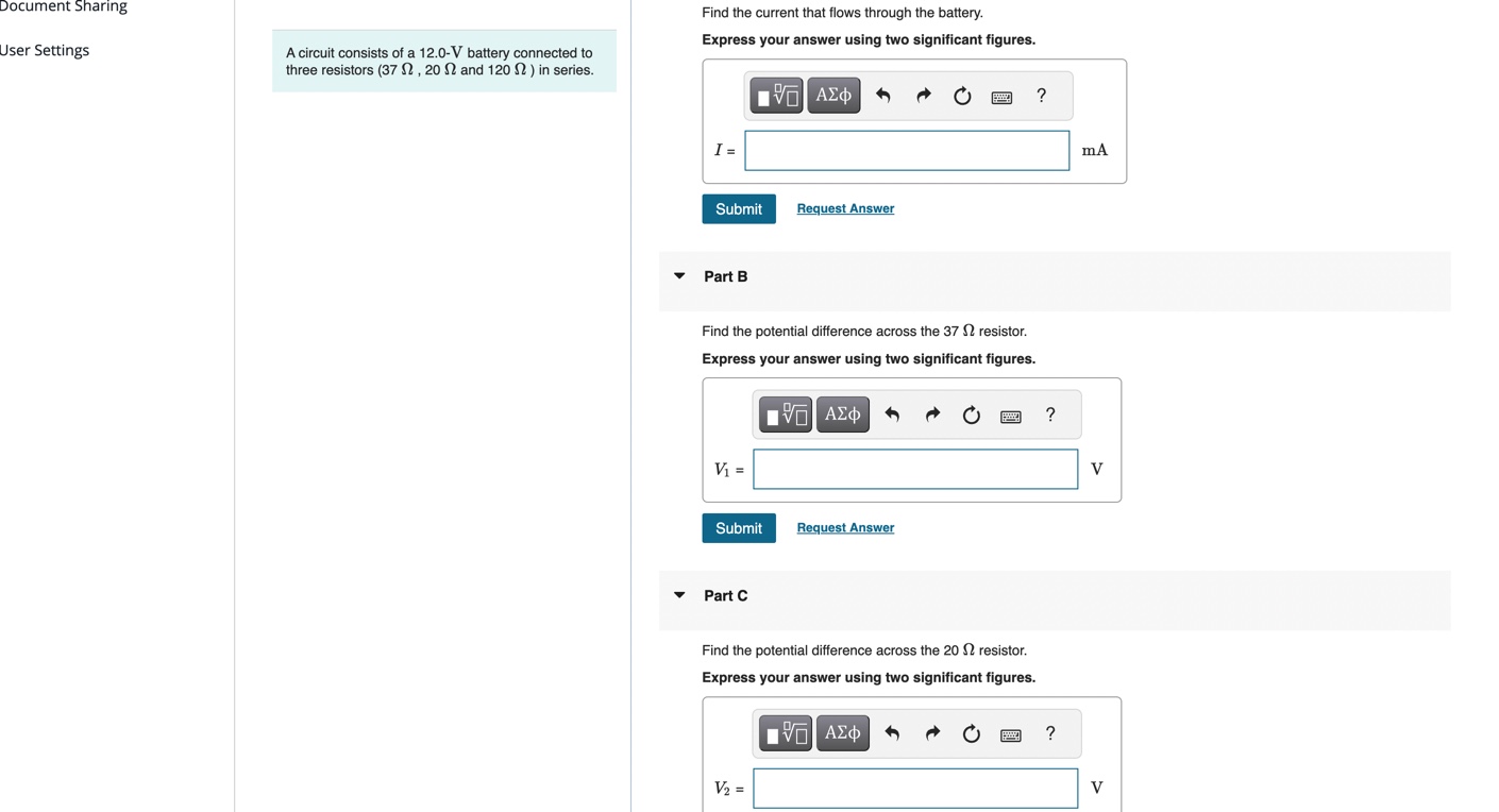 Solved Study AreaDocument SharingUser SettingsPart AWhen a | Chegg.com