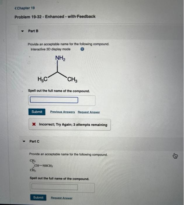 Solved Provide an acceptable name for the following | Chegg.com