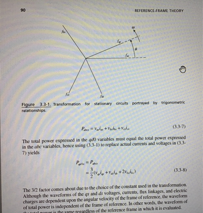 1. The transformation for a two-phase set to the | Chegg.com