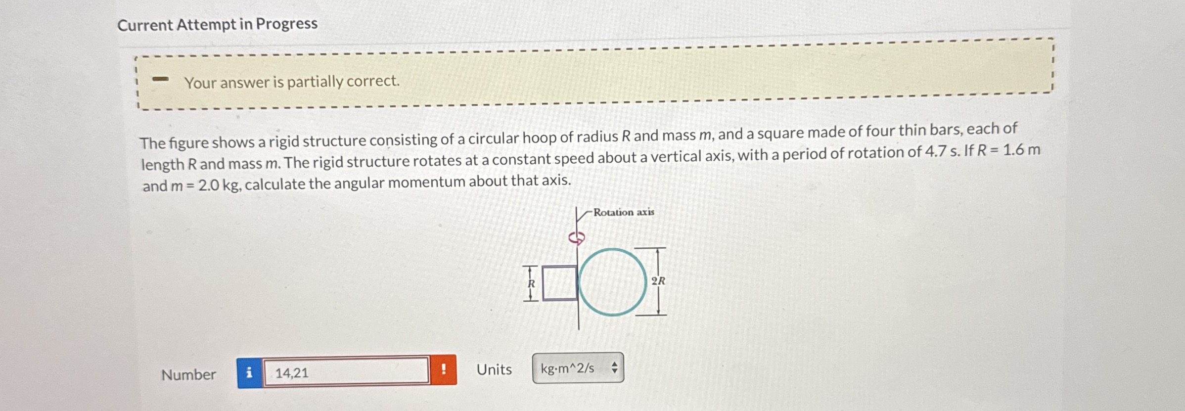 Solved The figure shows a rigid structure consisting of a | Chegg.com