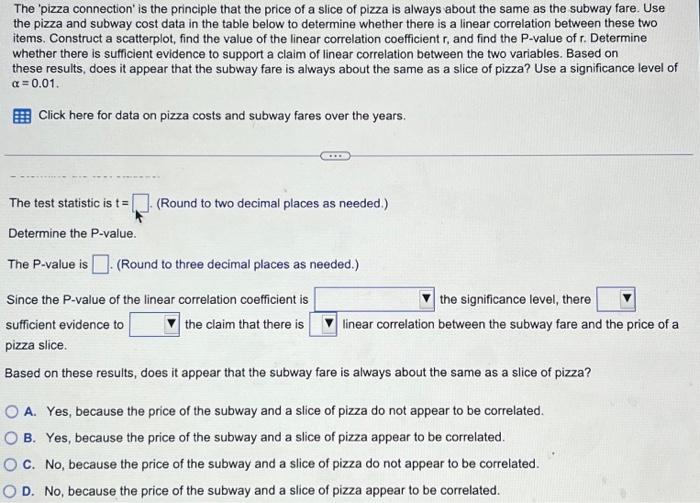 Solved The 'pizza connection' is the principle that the | Chegg.com