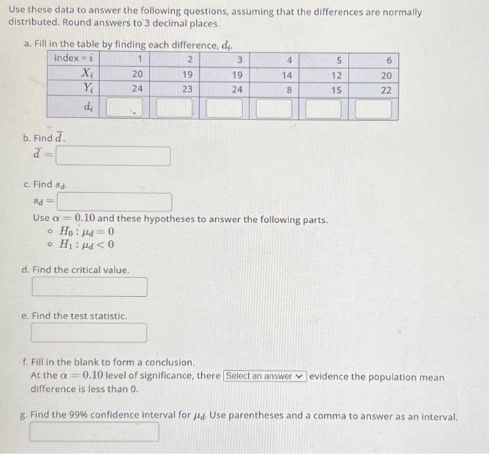 Solved Use these data to answer the following questions, | Chegg.com