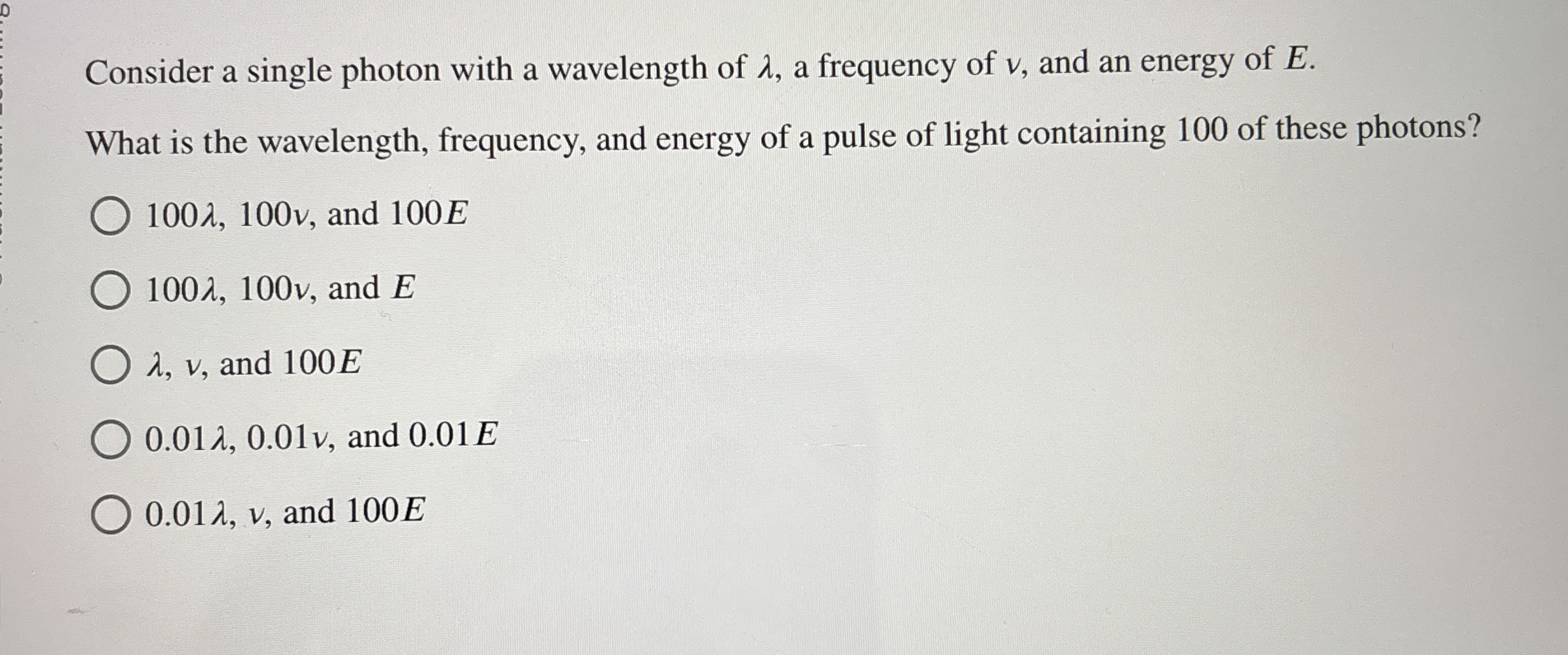 Solved Consider a single photon with a wavelength of λ, ﻿a | Chegg.com