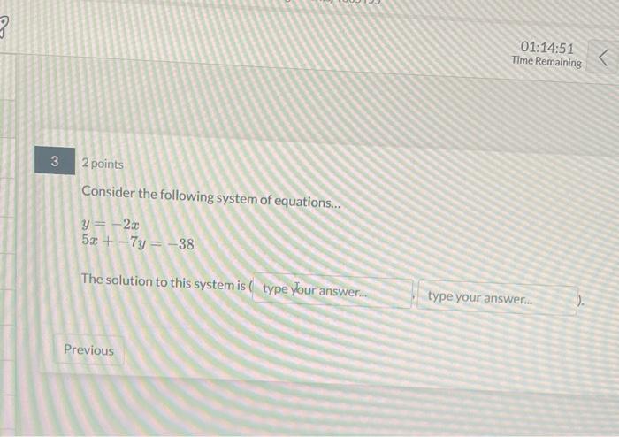 Solved Consider the following system of equations... | Chegg.com