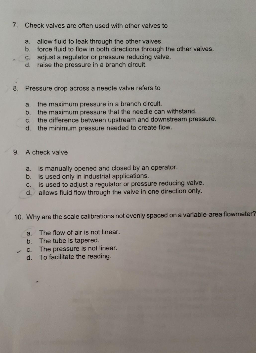 Solved 1. Pascal's law states that pressure applied on a | Chegg.com