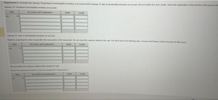 Solved Requirements 1. Prepare Bosecn Cycle's perpetual | Chegg.com Solved Requirements 1. Prepare Bosecn Cycle's perpetual | Chegg.com