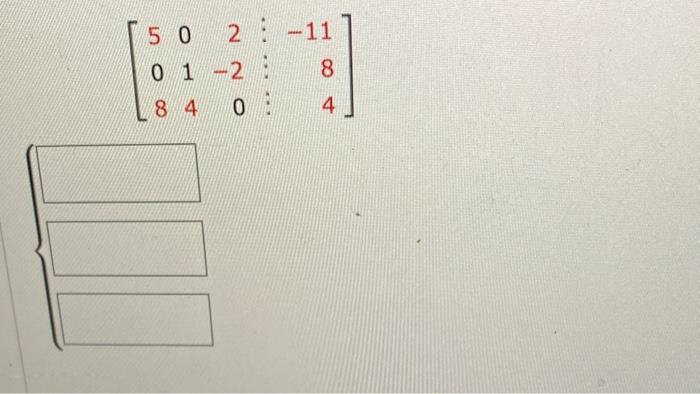 Solved write a system of linear equations represented by the | Chegg.com