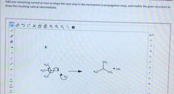 Solved Add any remaining curved arrows to show the next step | Chegg.com