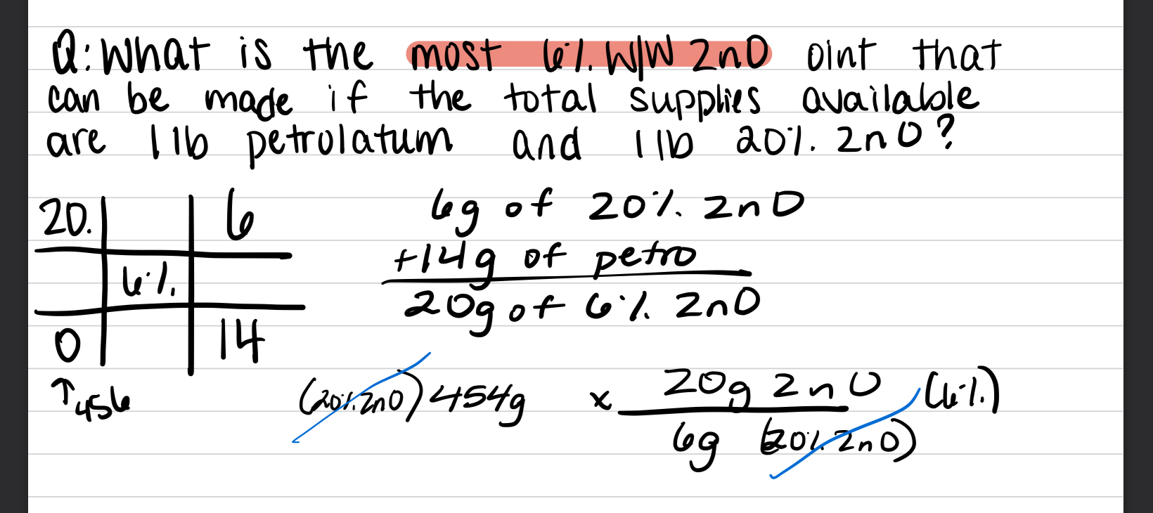 *alligation ﻿pharmacy calculation*What is the most | Chegg.com