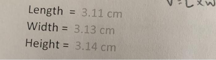 Solved Specific Gravity Using the definition of specific | Chegg.com
