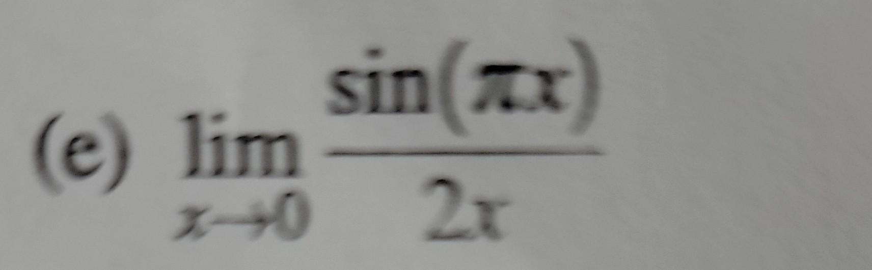 Solved limx→∞tan−1(x+1)limx→02xsin(πx) | Chegg.com