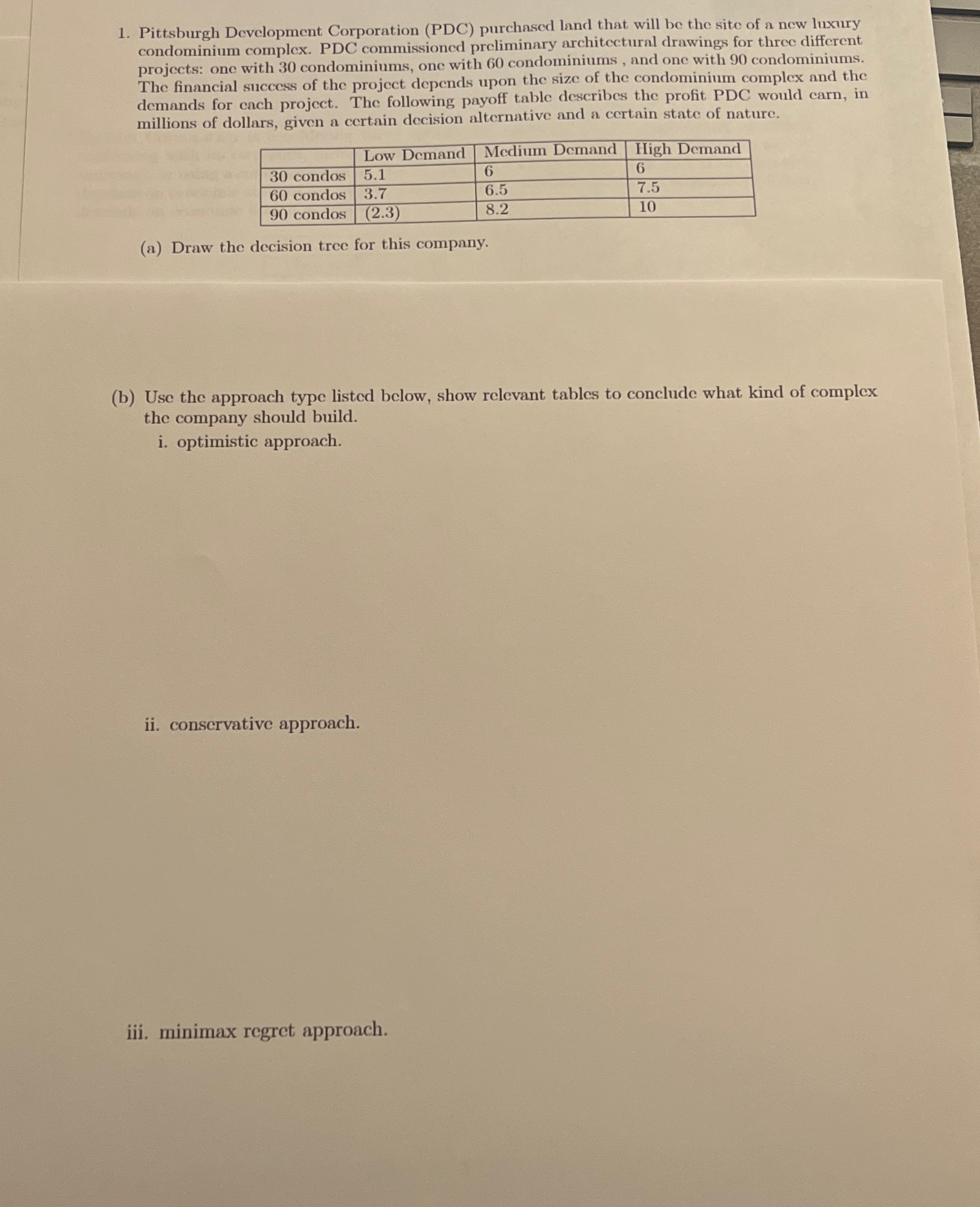 Solved Pittsburgh Development Corporation (PDC) ﻿purchased | Chegg.com