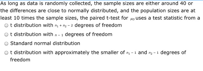 Solved As long as data are binomial and the sample size is | Chegg.com