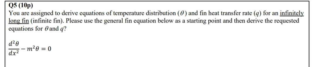Solved Q5 (10p)You are assigned to derive equations of | Chegg.com