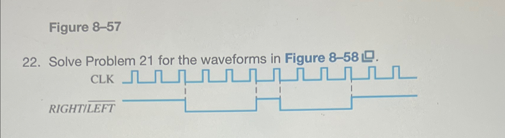 Figure 8-5722. ﻿Solve Problem 21 ﻿for the waveforms | Chegg.com