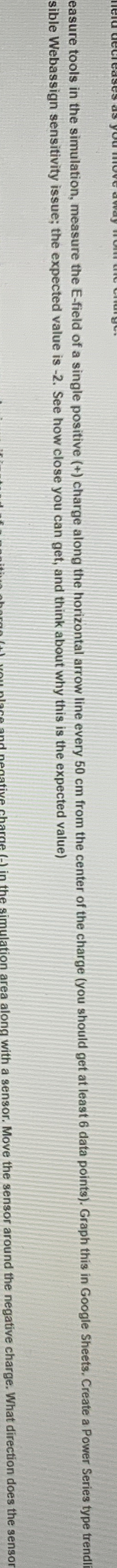 Solved sible Webassign sensitivity issue; the expected value | Chegg.com