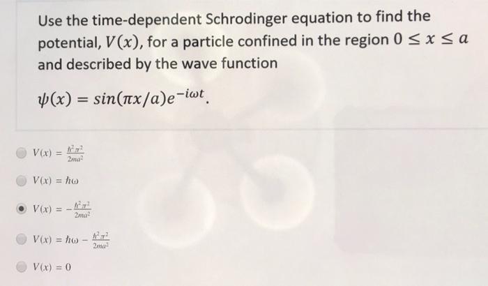 Solved The wave function of a particle of mass m confined in | Chegg.com