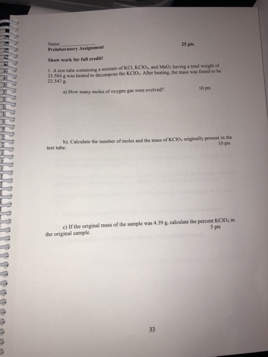 Solved Name Prelaboratory Assignment 25 pts | Chegg.com