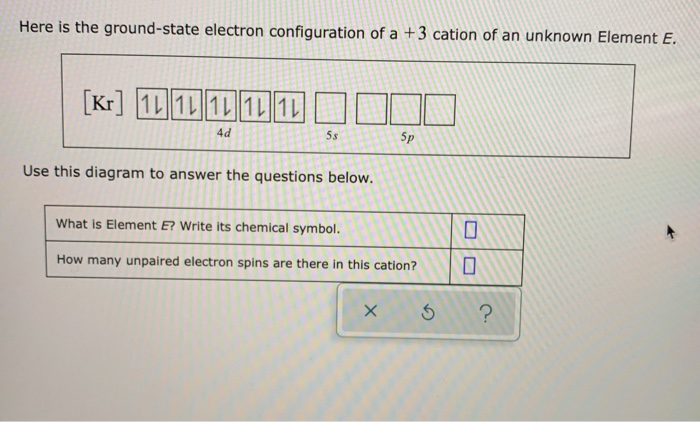 Solved Here is the ground-state electron configuration of a | Chegg.com