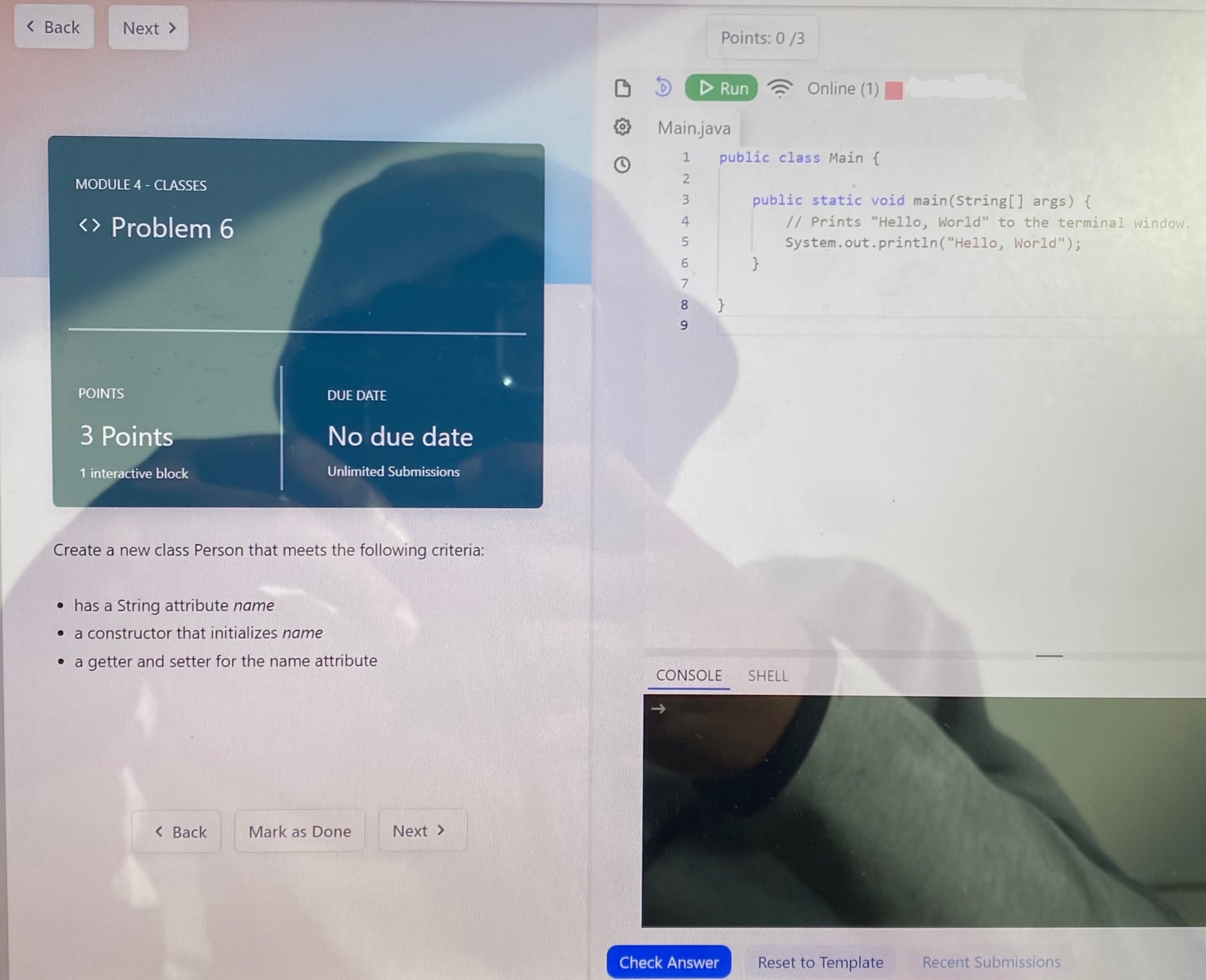 Solved Please help me solve this in Java, I will upvote if | Chegg.com