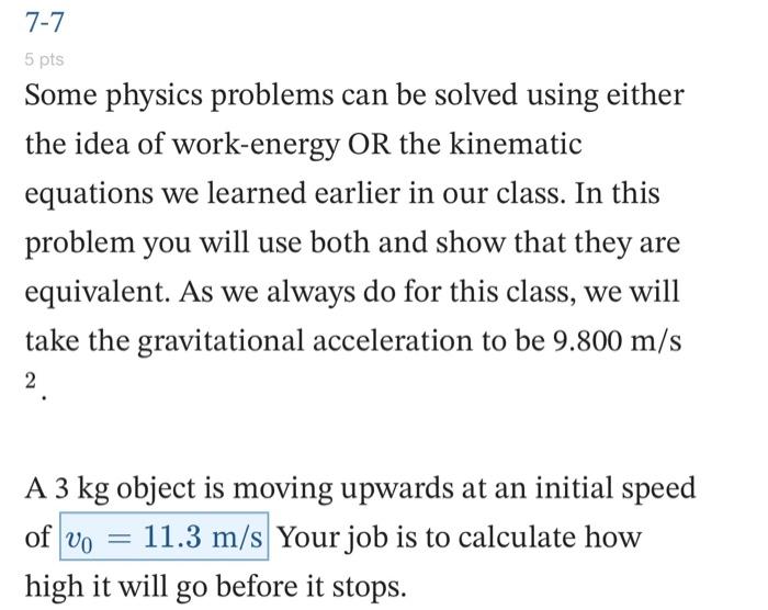 Solved Some physics problems can be solved using either the | Chegg.com