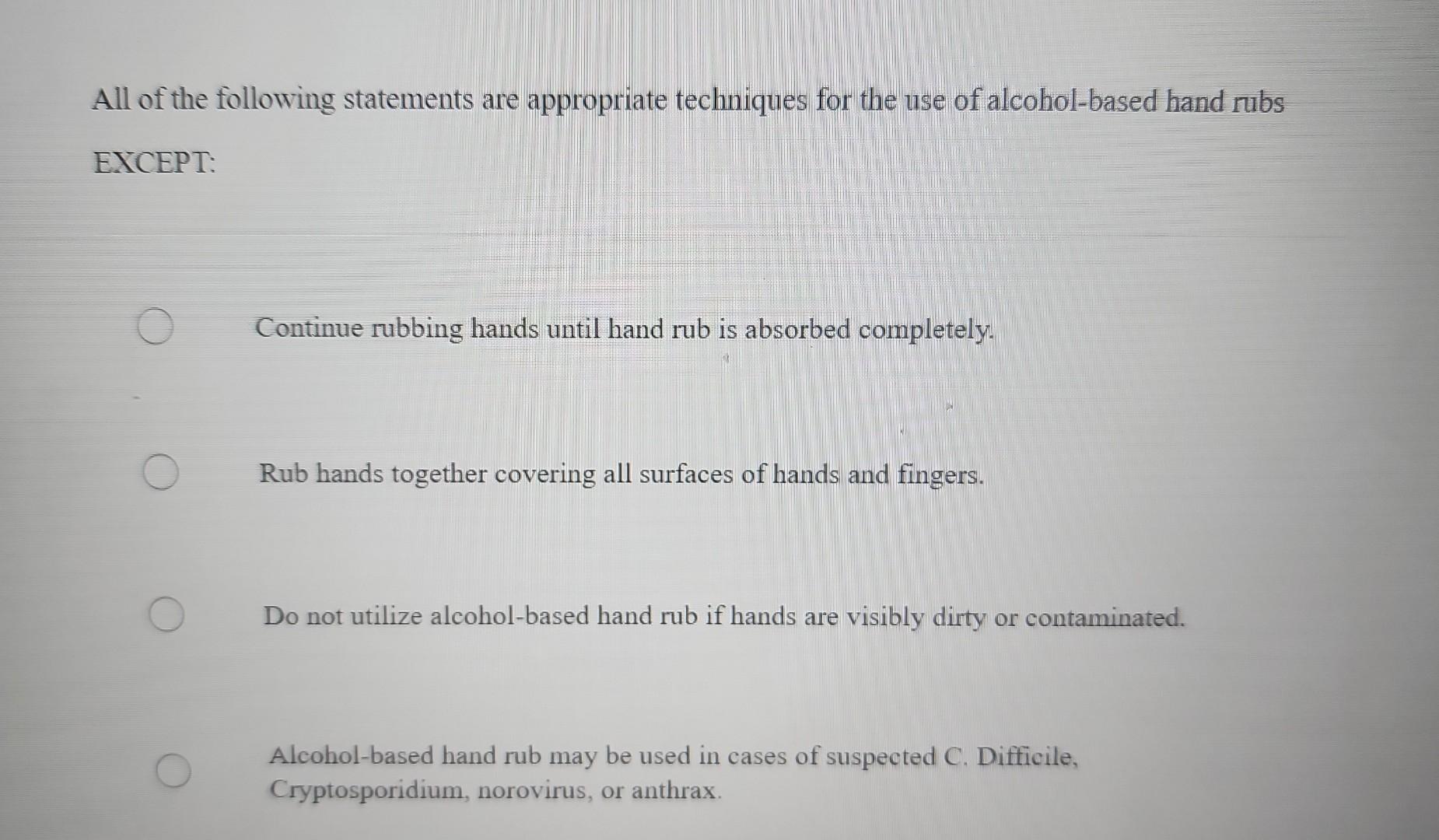 Solved Select all statements that are true regarding using | Chegg.com