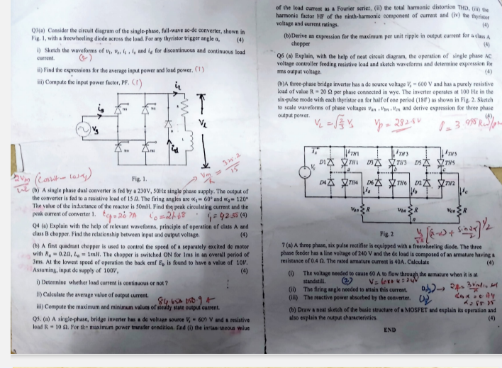 Solved of the lead current as a Fourier seric:, (ii) the | Chegg.com