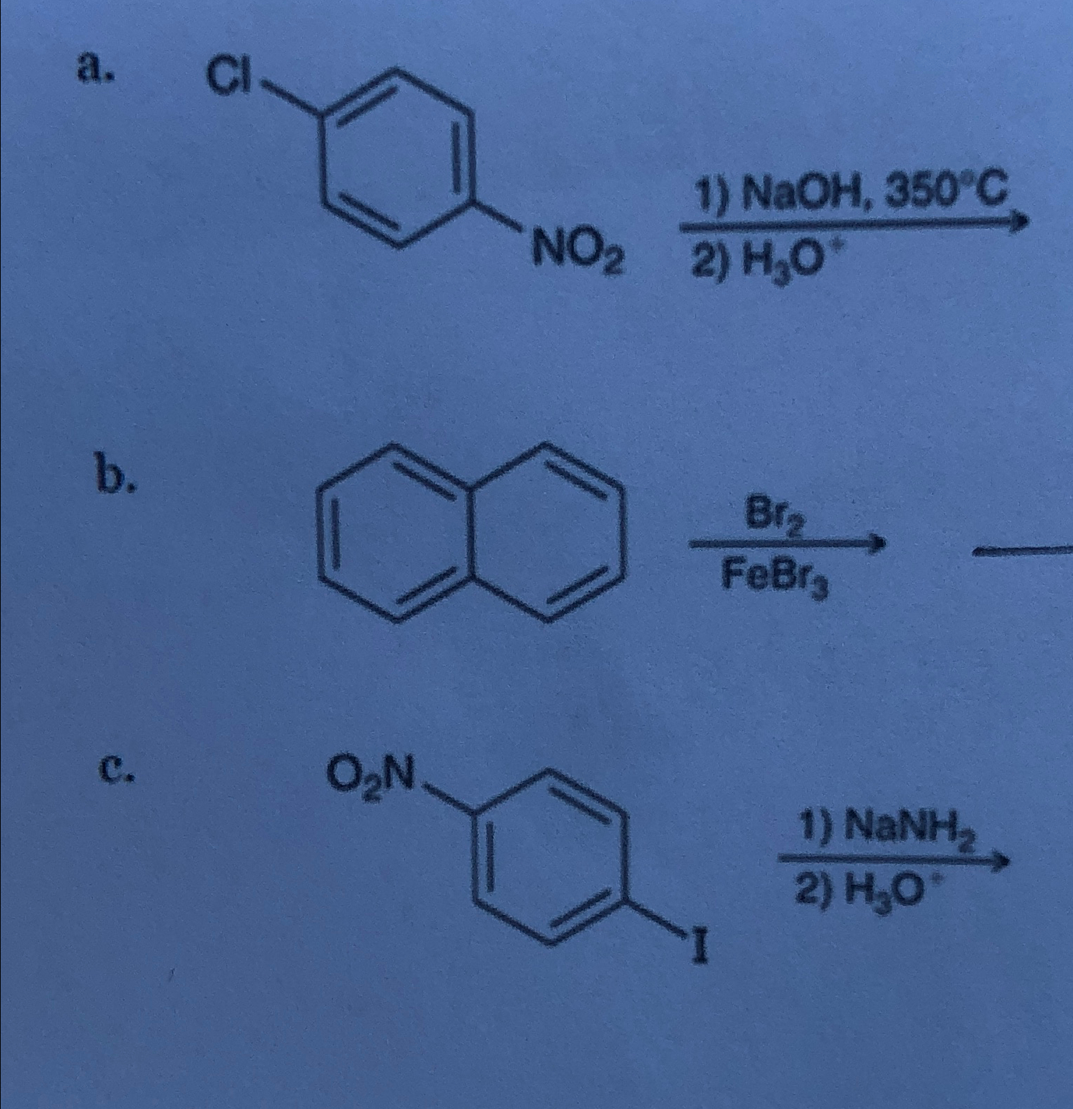 Solved Predict the products. ﻿1. ﻿NaOH, 350 ﻿C 2. ﻿H3O | Chegg.com