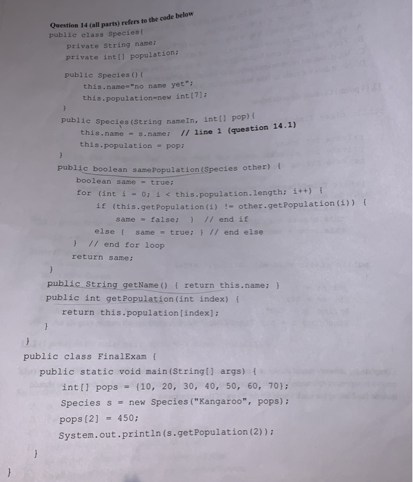 Solved 14.1. (2 points) There is a bug on the that should | Chegg.com