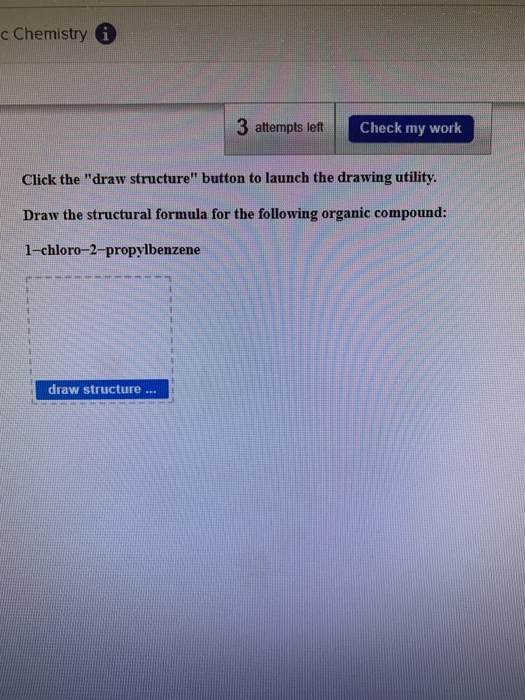 Solved c Chemistry 3 attempts left Check my work Click the | Chegg.com