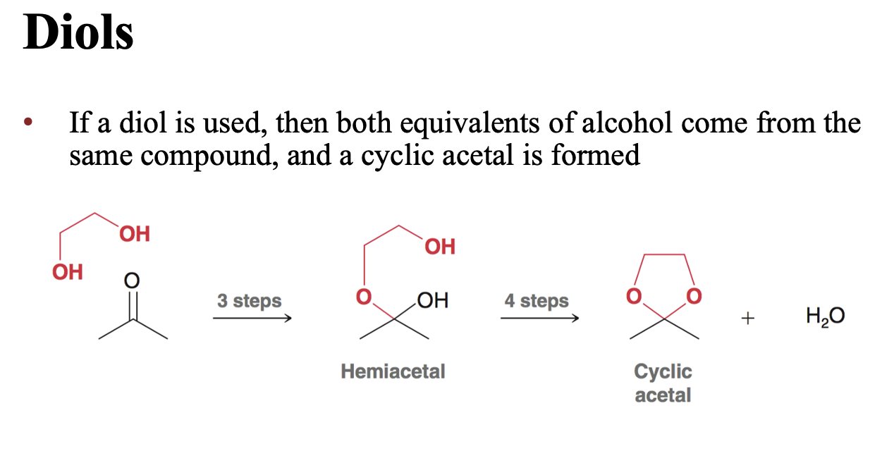 Solved DiolsIf a diol is used, then both equivalents of | Chegg.com