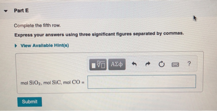 Solved Consider the balanced equation Si0,(s) + 3C(s) + | Chegg.com