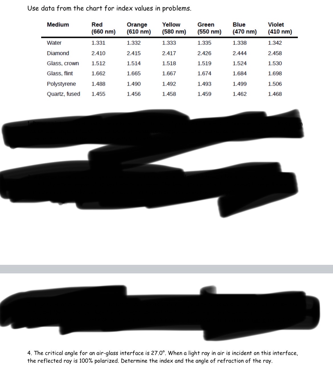 Solved Use data from the chart for index values in | Chegg.com Solved Use data from the chart for index values in | Chegg.com