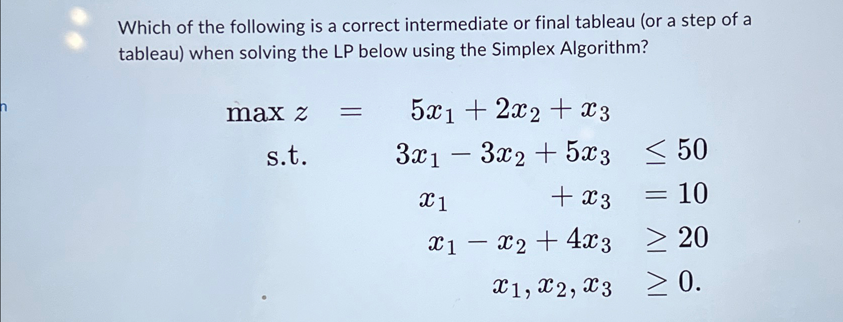Solved Which of the following is a correct intermediate or | Chegg.com