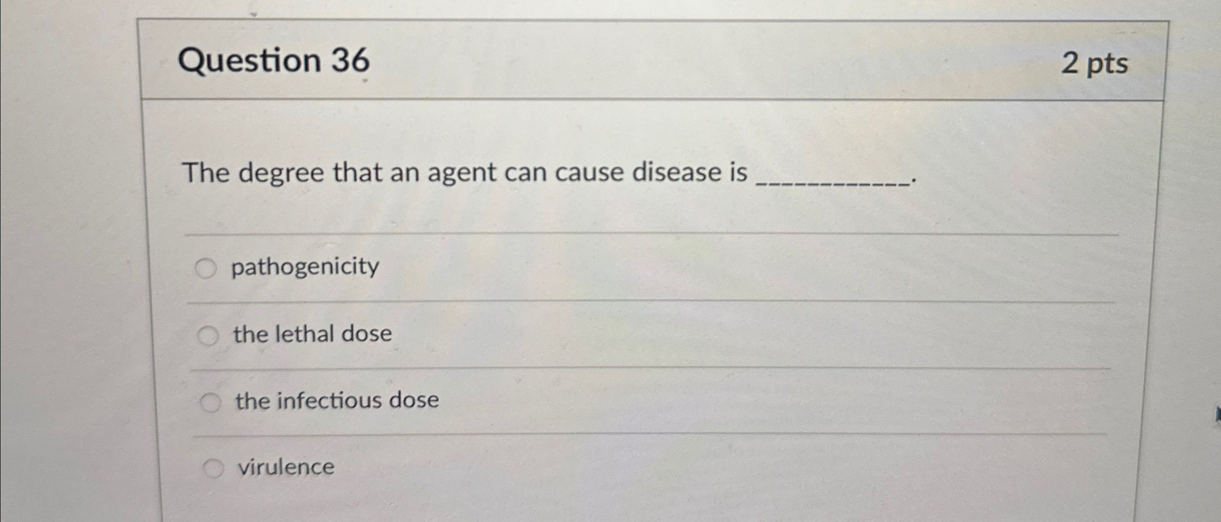 Solved Question 362 ﻿ptsThe degree that an agent can cause | Chegg.com