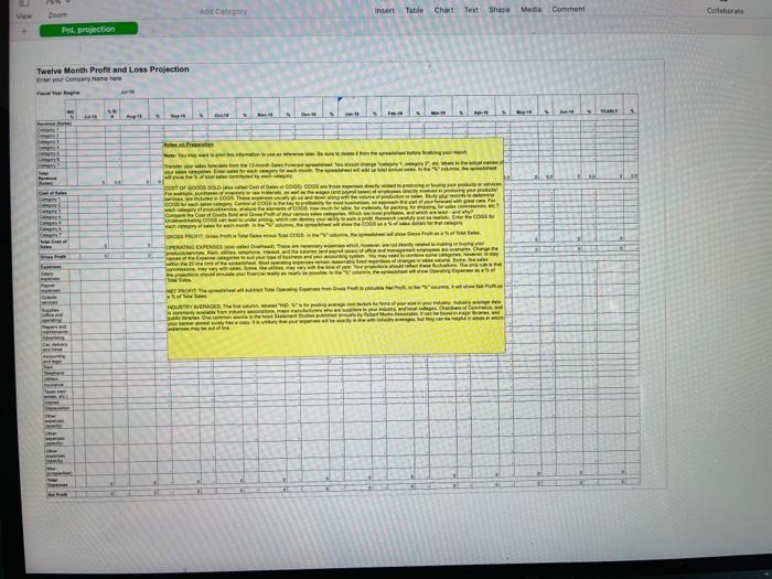 Add to insert Table Chart Text Shape Media Comment | Chegg.com