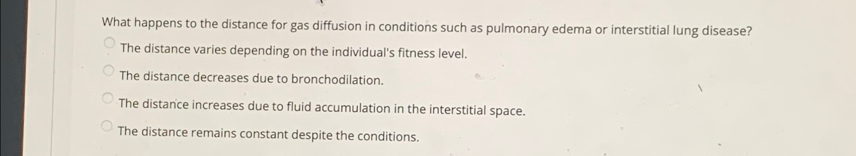 Solved What happens to the distance for gas diffusion in | Chegg.com