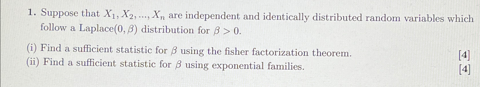 Solved Suppose that x1,x2,dots,xn ﻿are independent and | Chegg.com