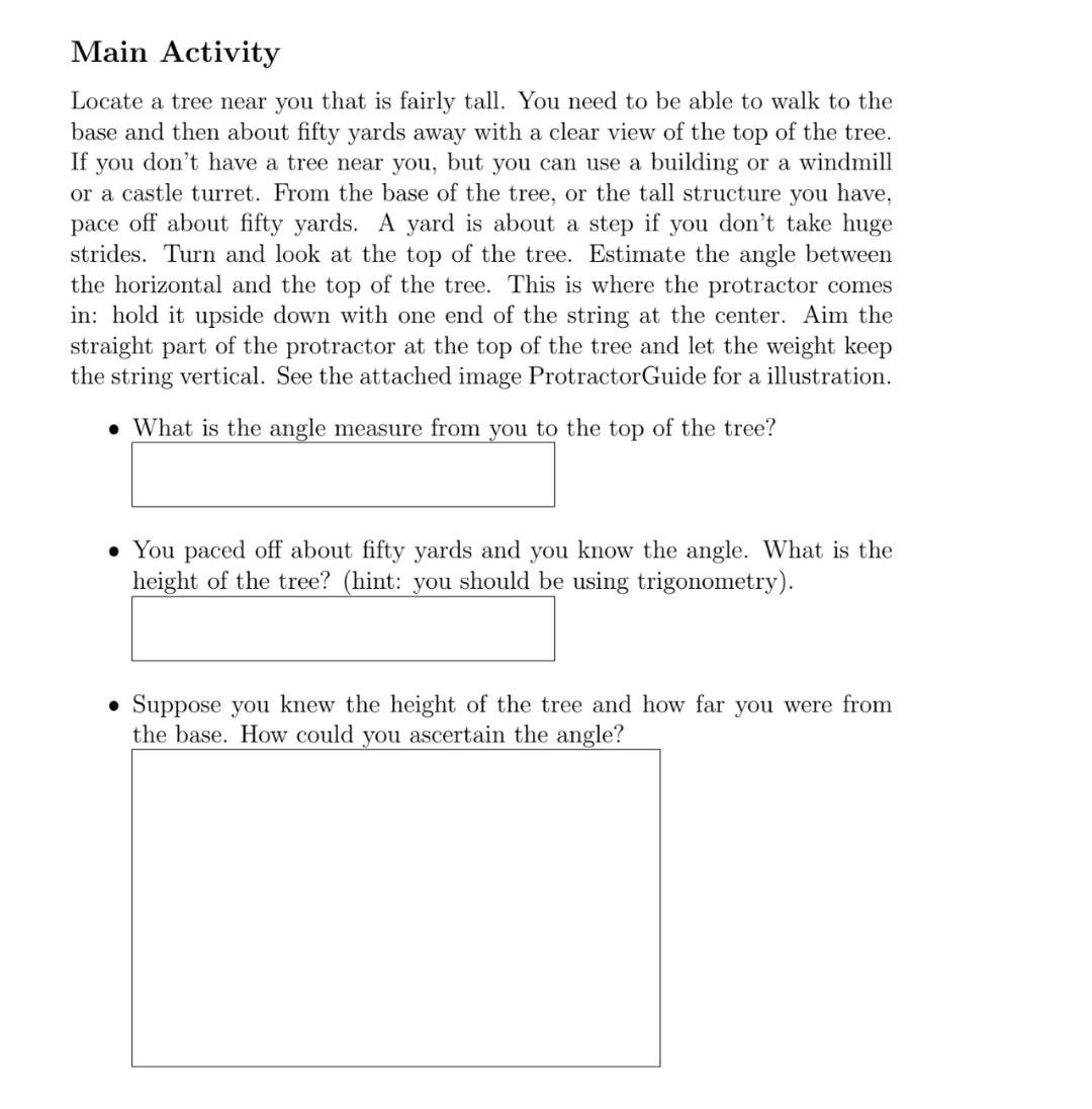 Solved Main ActivityLocate a tree near you that is fairly | Chegg.com