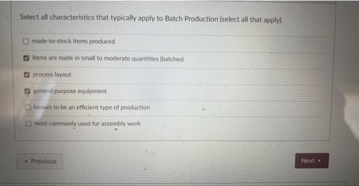 Solved Select all characteristics that typically apply to | Chegg.com