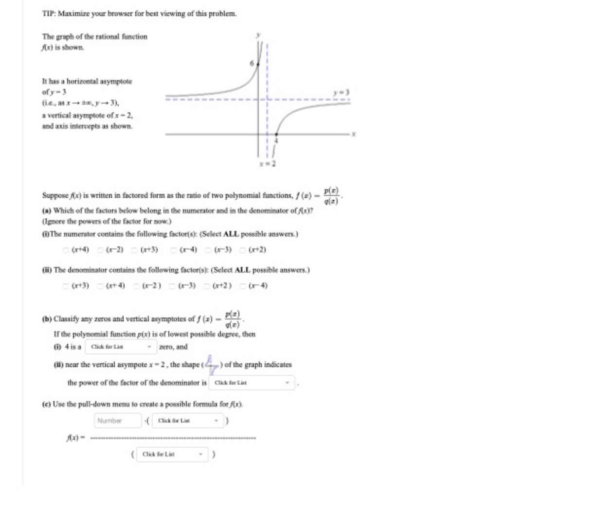 Solved TIP: Maximize your browser for best viewing of this | Chegg.com